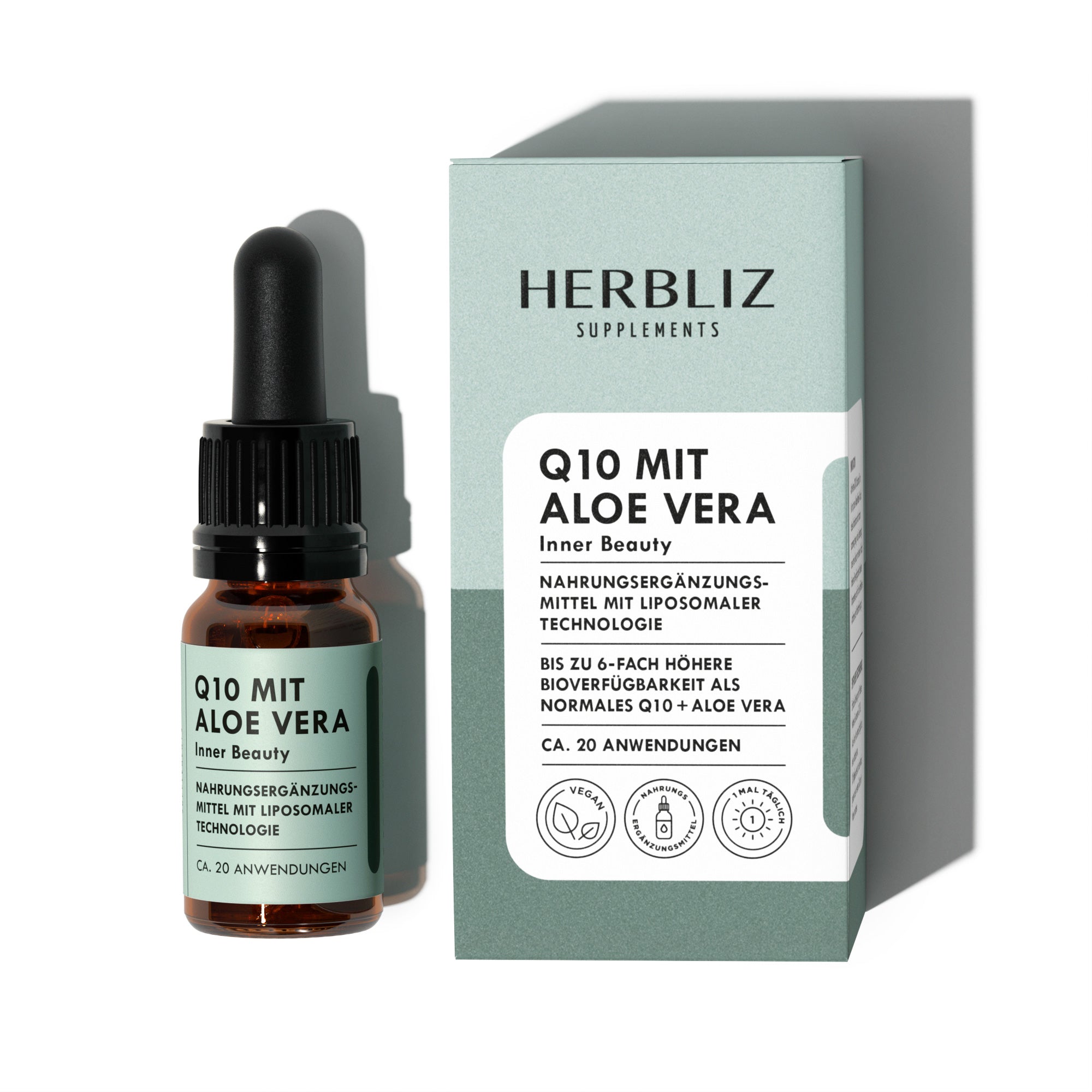 Q10 & Aloe Vera | Inner Beauty | Supplements von myHERBLIZ